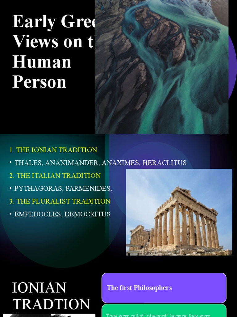 Early Greek Views On The Human Person | PDF | Ancient Greek Philosophy ...
