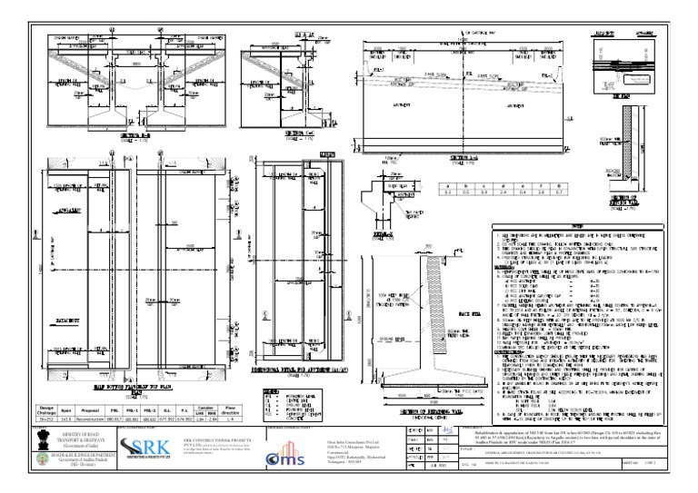 Slab Culvert Drawing | PDF