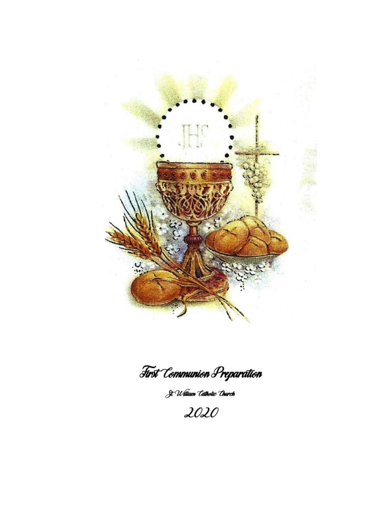 St. William's Guide to First Communion | PDF | Eucharist | Mass (Liturgy)