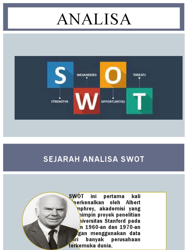 Sejarah dan Manfaat Analisis SWOT | PDF