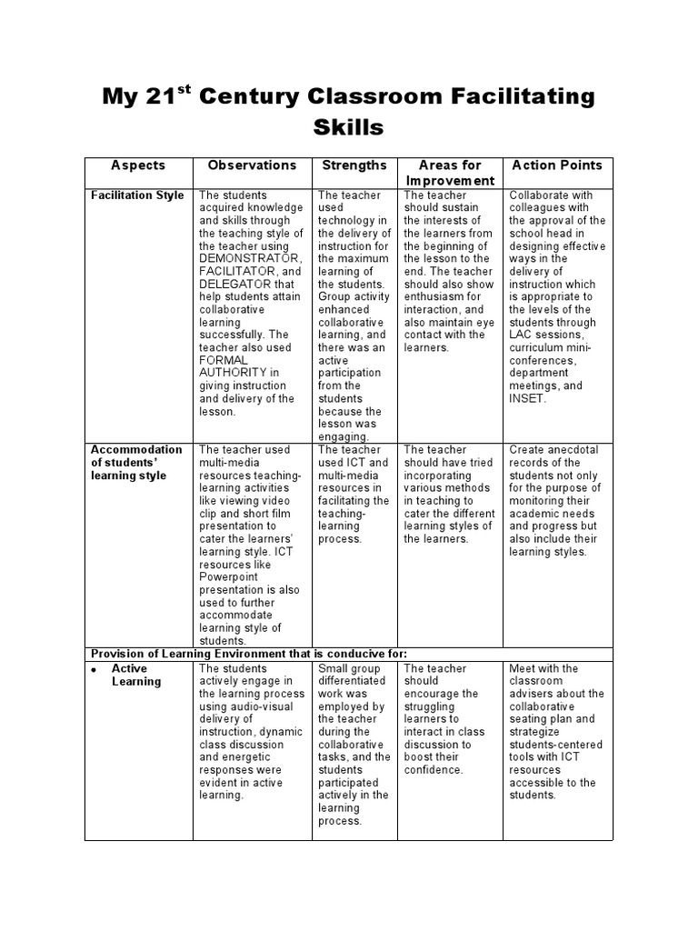 Designing a 21st Century Classroom | PDF | Teachers | Educational ...