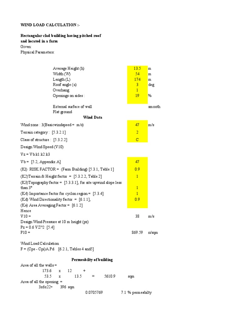 4) LOAD Calculations | PDF | Physical Quantities | Applied And ...