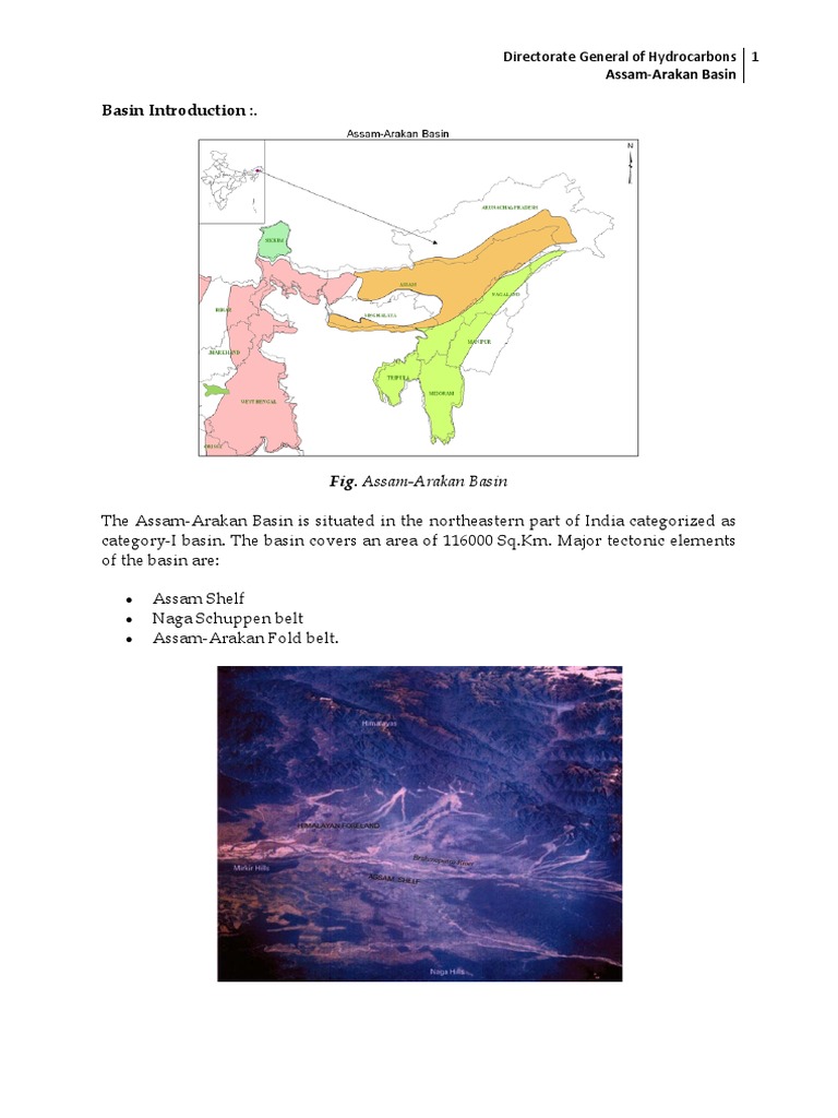 Assam Arakan Basin DGH | PDF | Petroleum Reservoir | Sedimentary Rock
