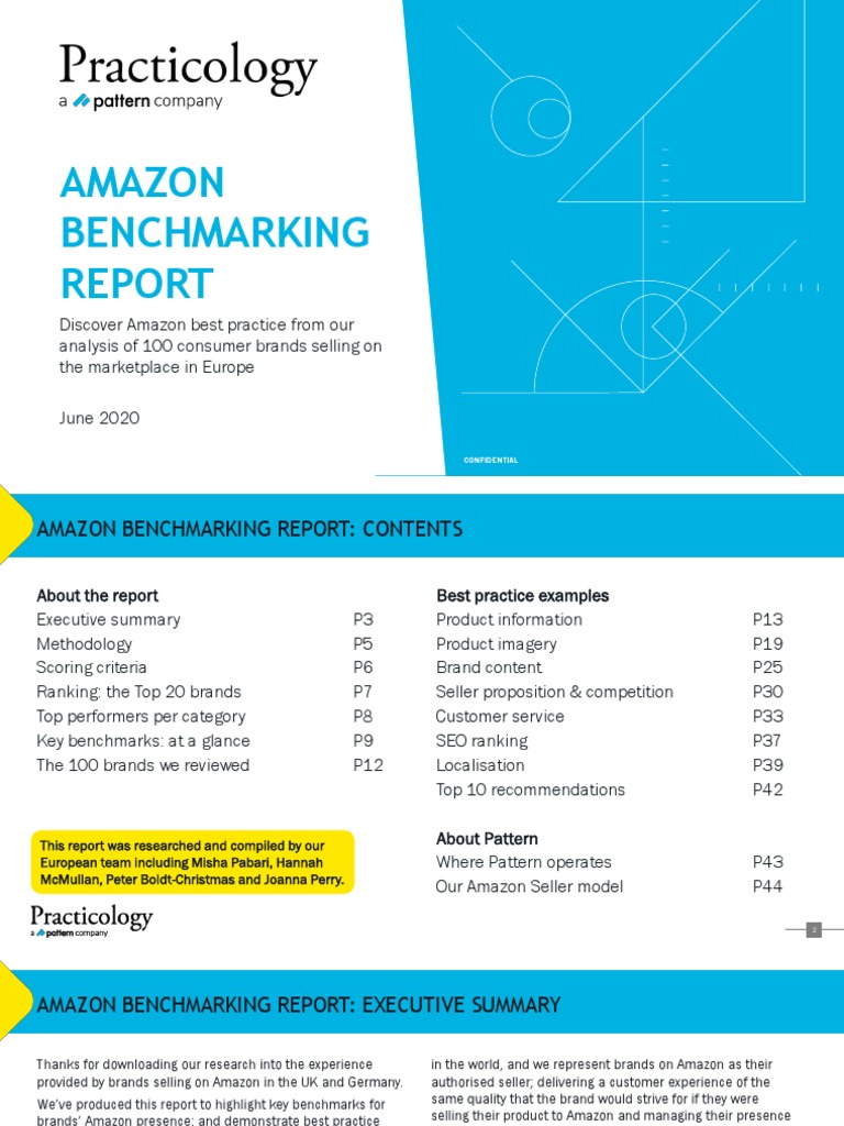 Pattern Amazon Benchmarking Report 2020 DOWNLOAD | PDF | Brand | Search ...