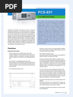 Flyer RCS 931 Line Differential Relay | PDF | Relay | Electrical Connector