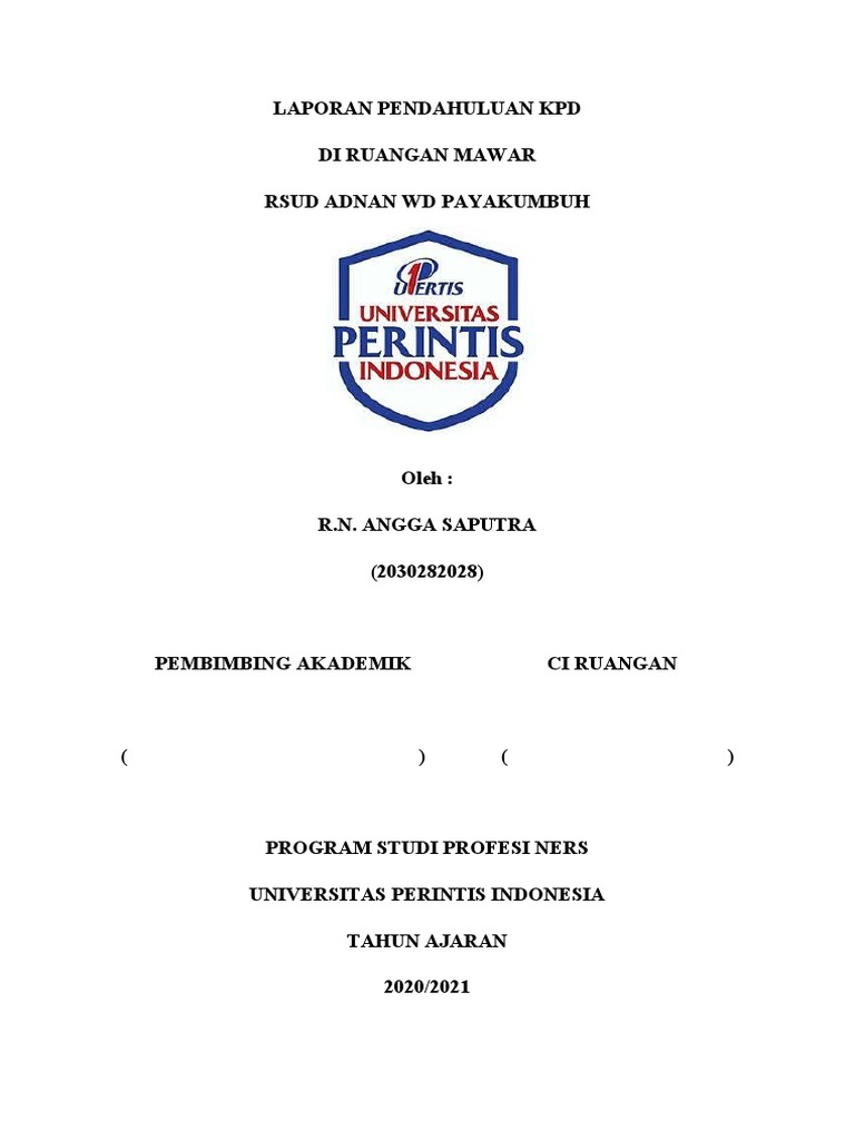 LP Askep Persalinan Dengan KPD | PDF