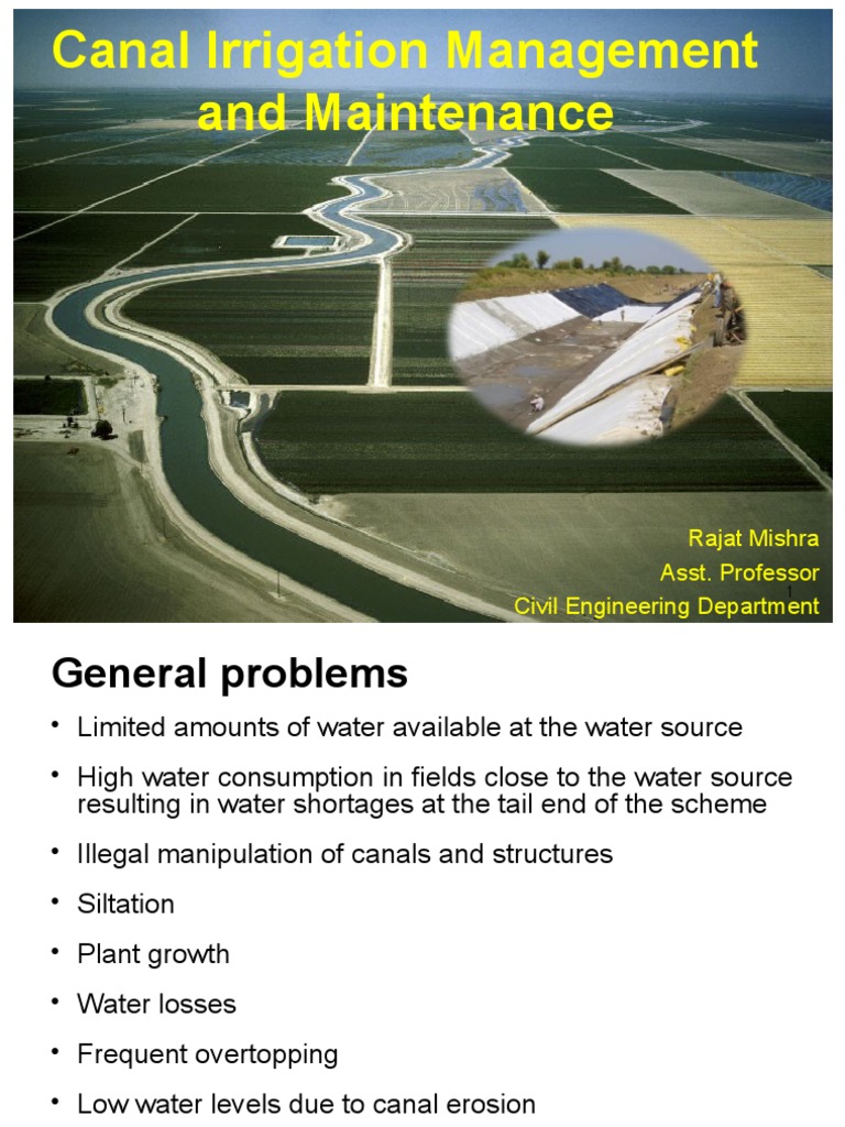 08 - Canal Irrigation Management and Maintenance | PDF | Erosion | Levee