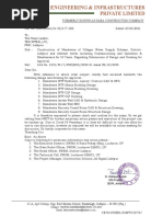 Letter To Consultants For Mobilization at Site | PDF