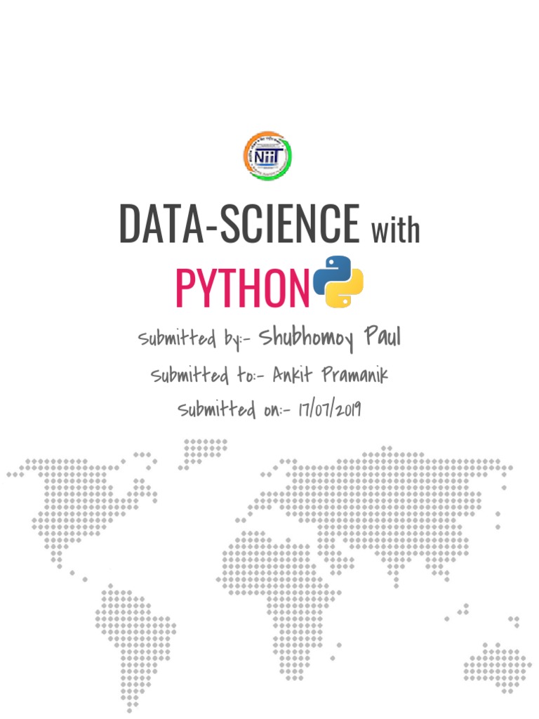 PROJECT On Data Science With Python | PDF | Python (Programming ...