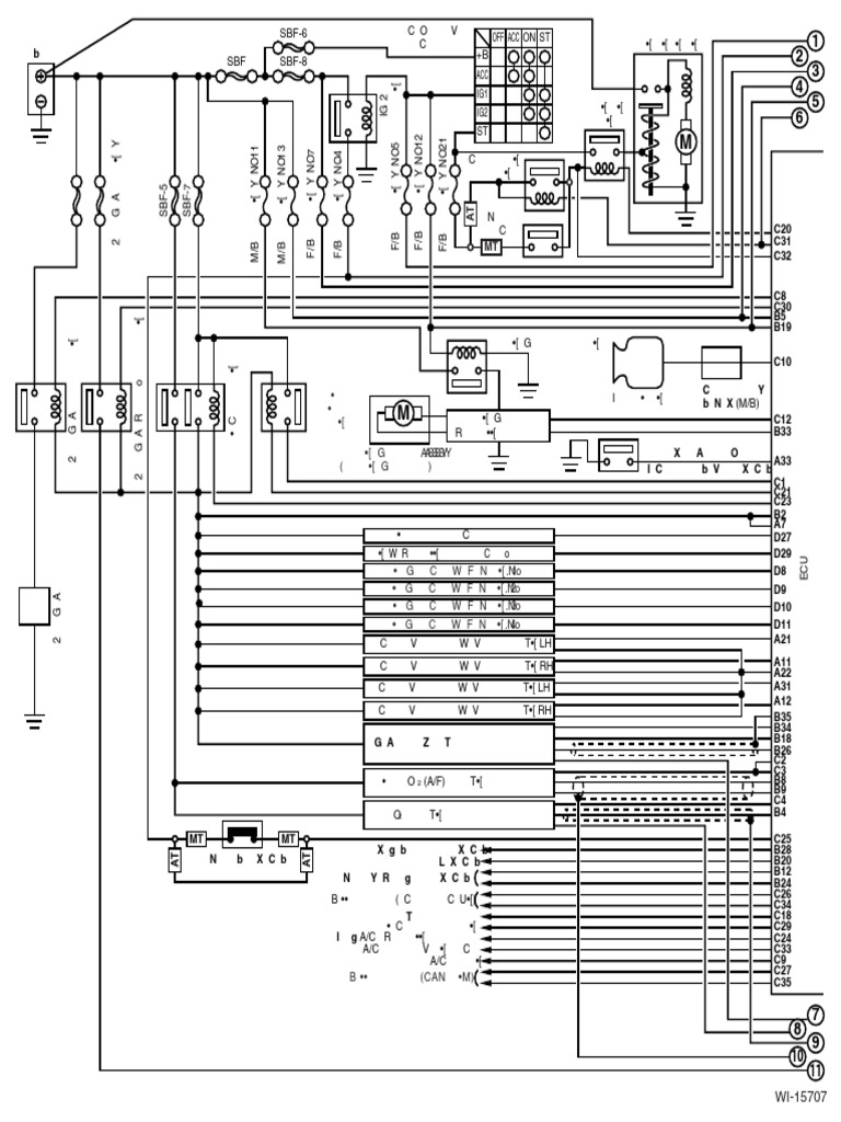 2007-9 JDM BP5D5CH EJ20X-Y Factory Service Manual Wiring Japan Facelift ...
