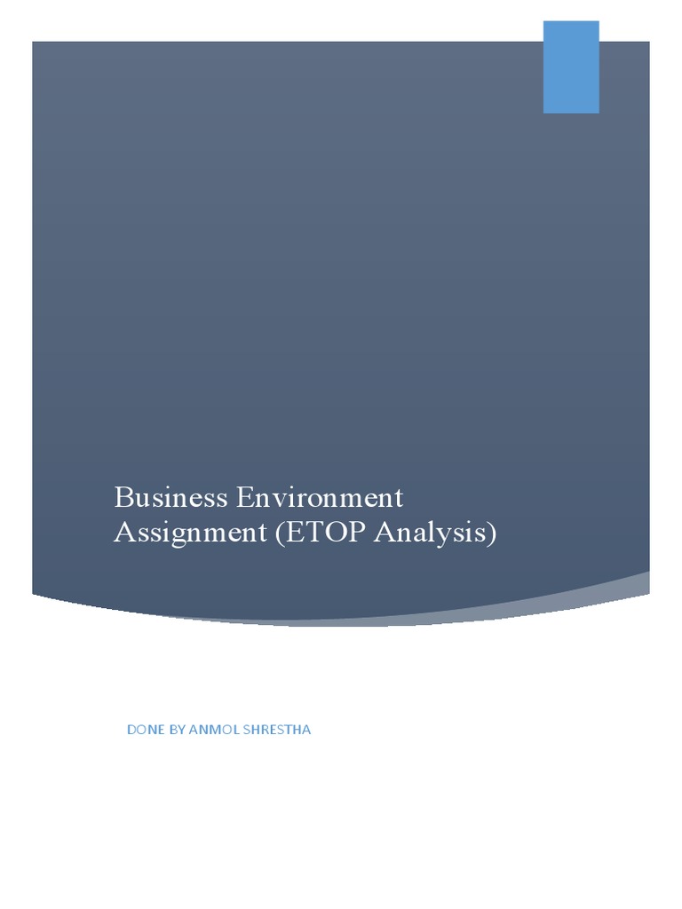 ETOP Analysis For Big Mart Grocery Store | PDF | Retail | Marketing