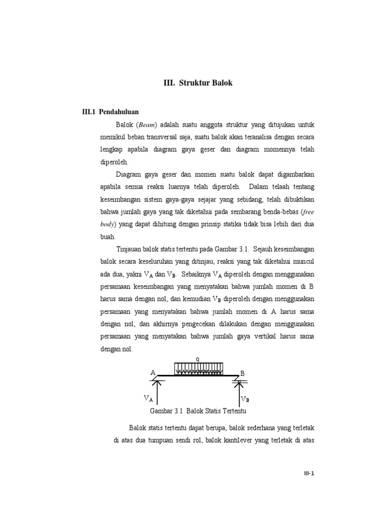 Statika Bab 3, VII | PDF