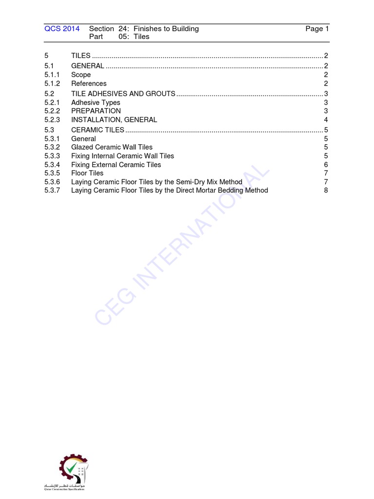 Part 5 Tiles | PDF | Tile | Concrete