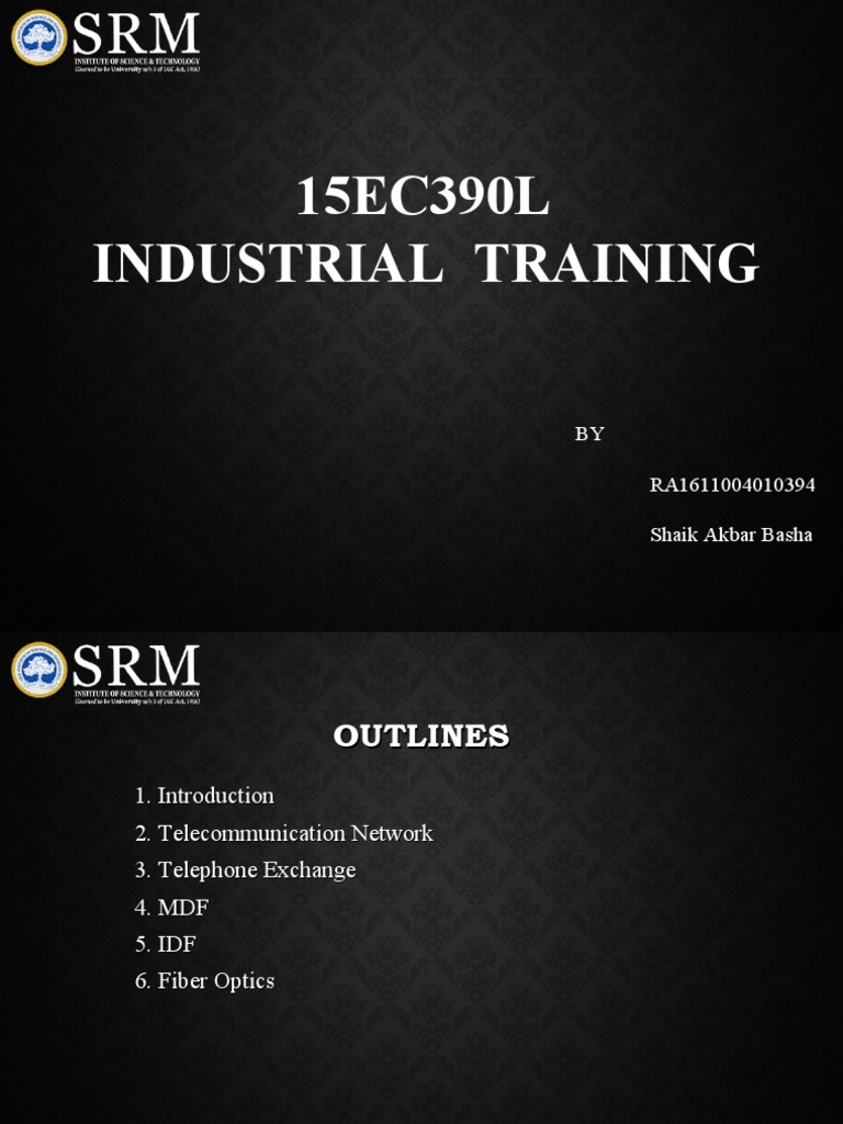BSNL Internship by Akbar | PDF | Telephone Exchange | Optical Fiber