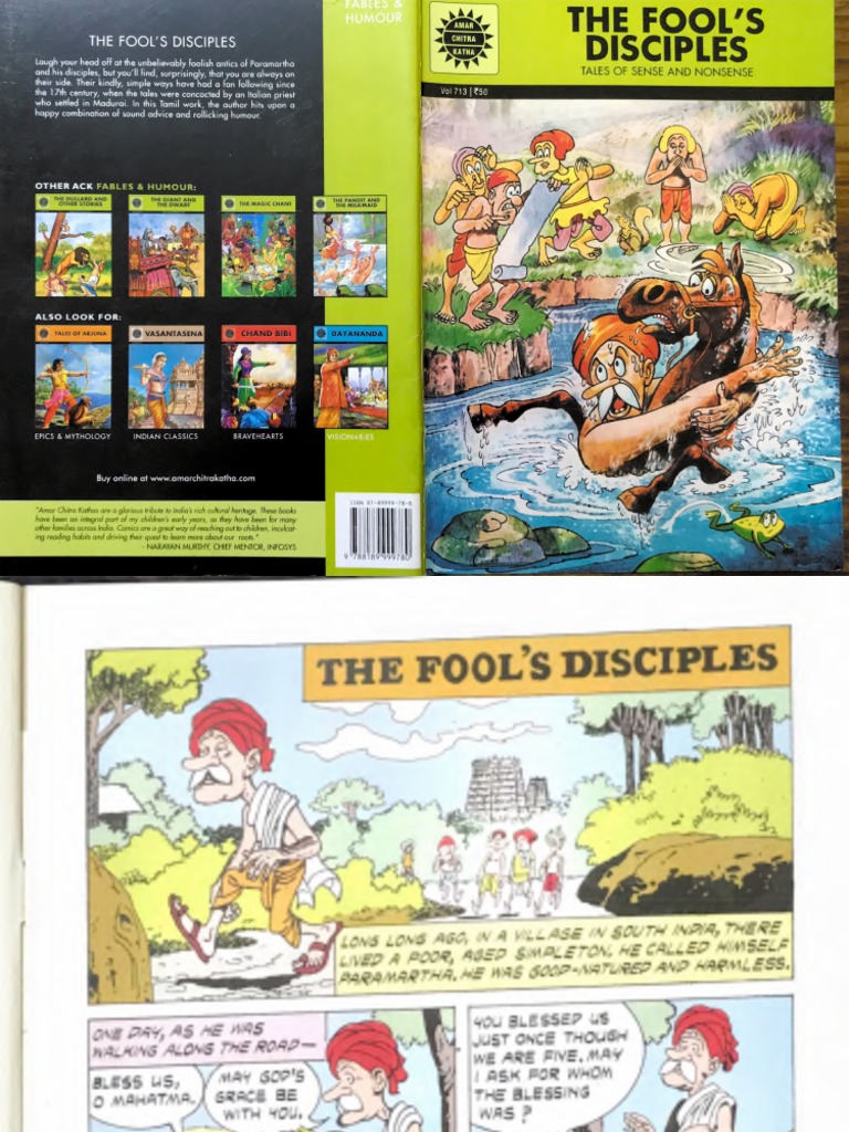 Tinkle DIgest The Fools Disciples | PDF | Asian Comics | Comics