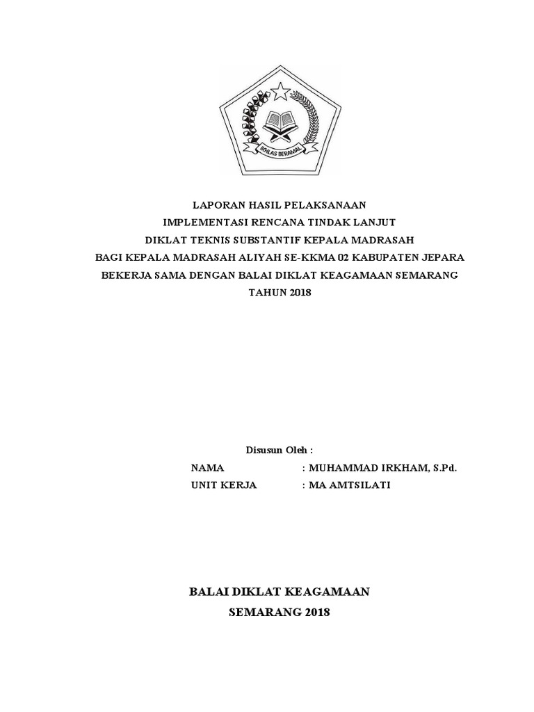 Contoh Laporan RTL-dikonversi | PDF
