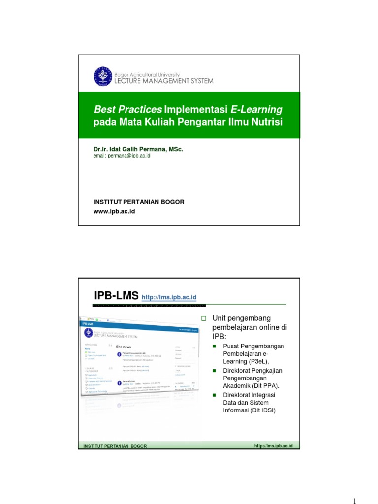 Best Practices Lms Pdf