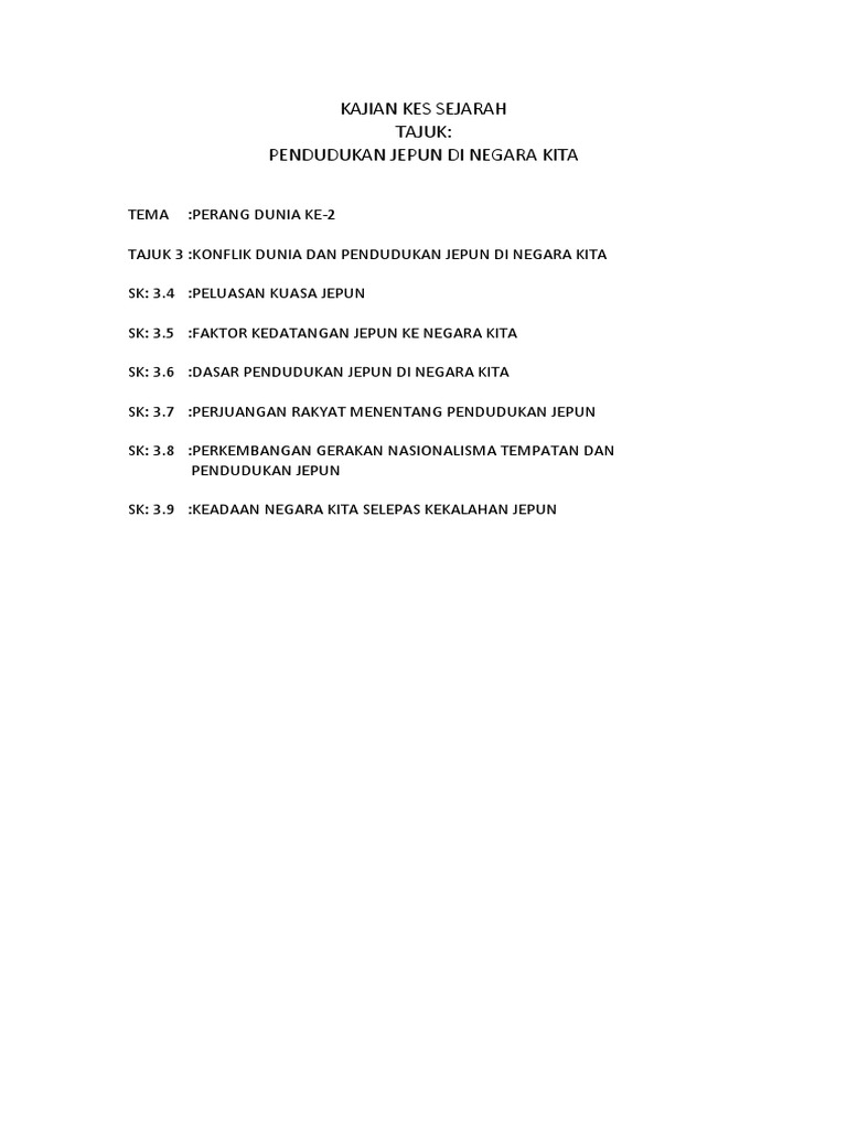 Kerja Khusus Sej Lol | PDF