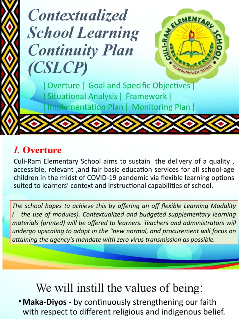 Learning Continuity Plan 2020 2021 Corrected | PDF | Learning | Educational Technology