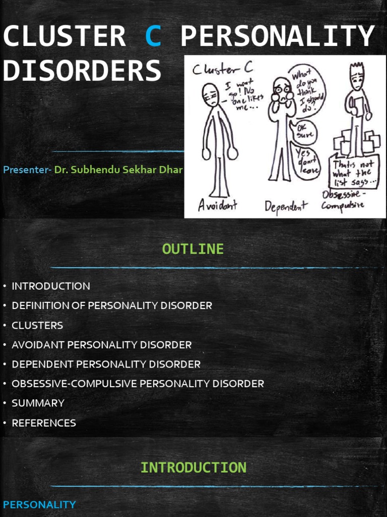 Cluster Personality Disorders: Dr. Subhendu Sekhar Dhar | PDF ...