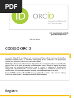 Manual - Generar y Registrar El Codigo Orcid 2024 | PDF