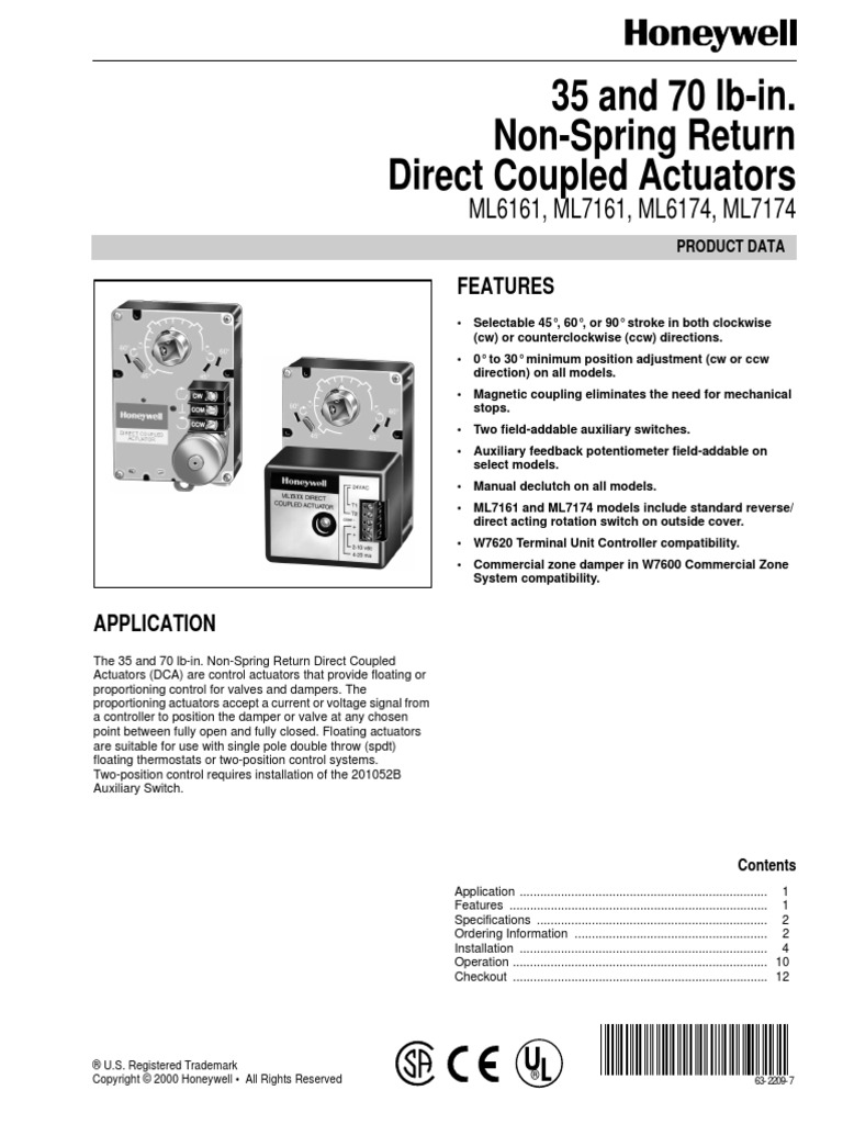 ML6161-7161 Product Data | PDF | Switch | Power Supply