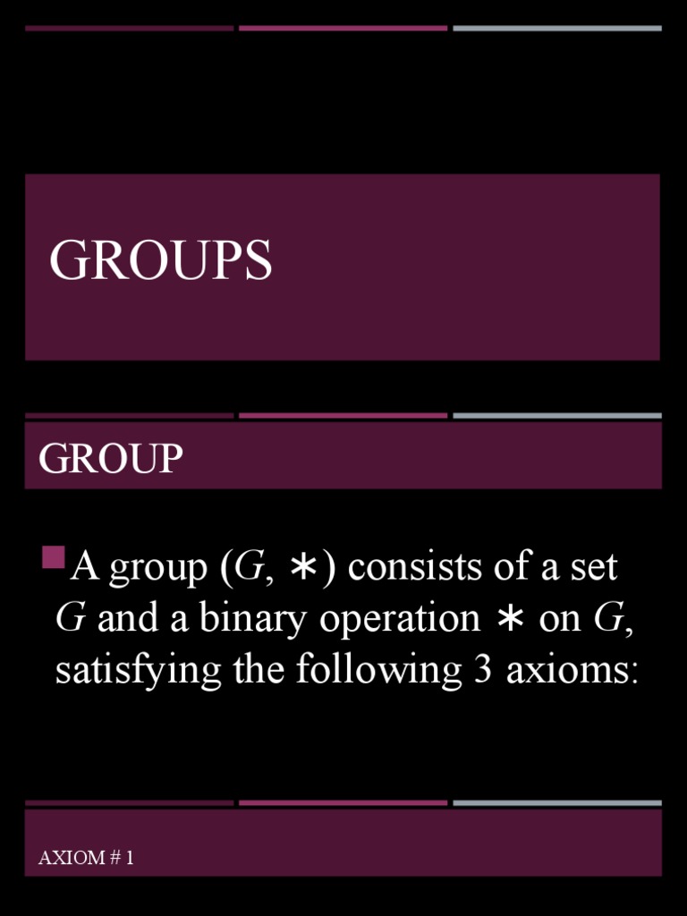 Groups Subgroups And Cyclic Groups Pdf Group Mathematics Matrix Mathematics