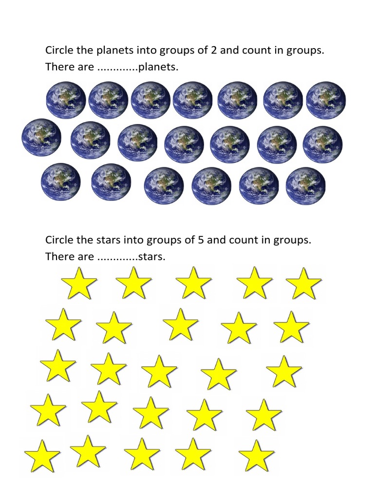 Grouping and Counting Sheet | PDF