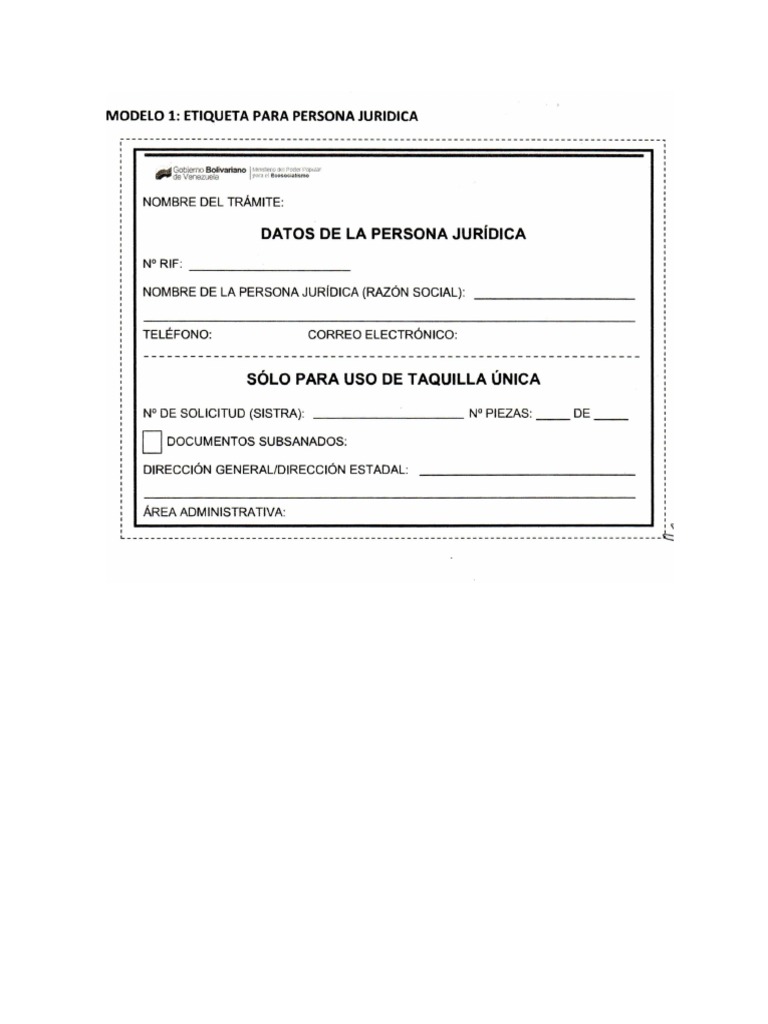 Etiqueta Racda | PDF