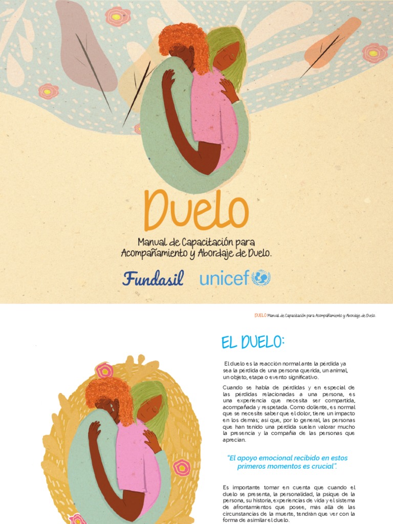 Manual de Duelo: Acompañamiento y Abordaje | PDF | Dolor | Las emociones