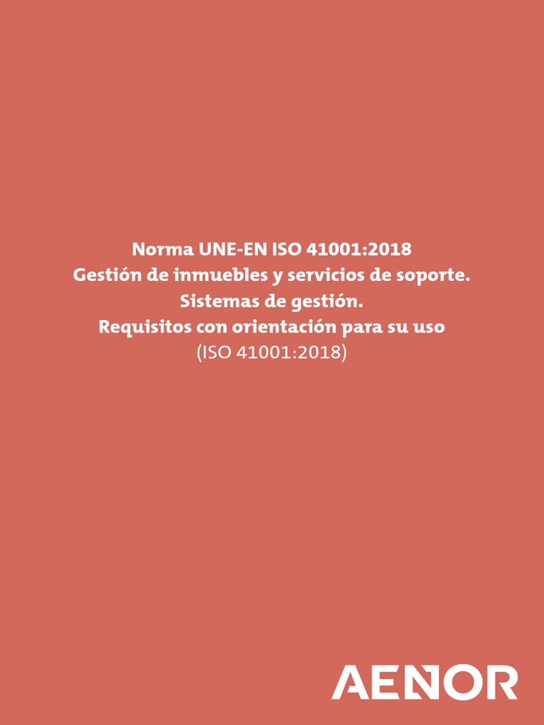 Une-En Iso 41001 2018 | PDF | Planificación | Organización ...