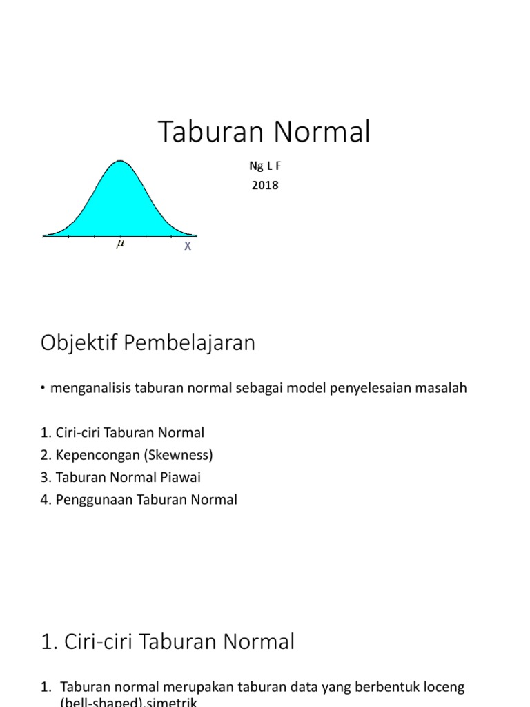 4 Taburan Normal | PDF