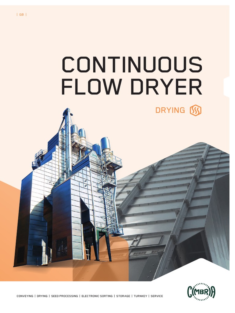 Continuous Flow Dryer GB Web | PDF | Clothes Dryer | Gases