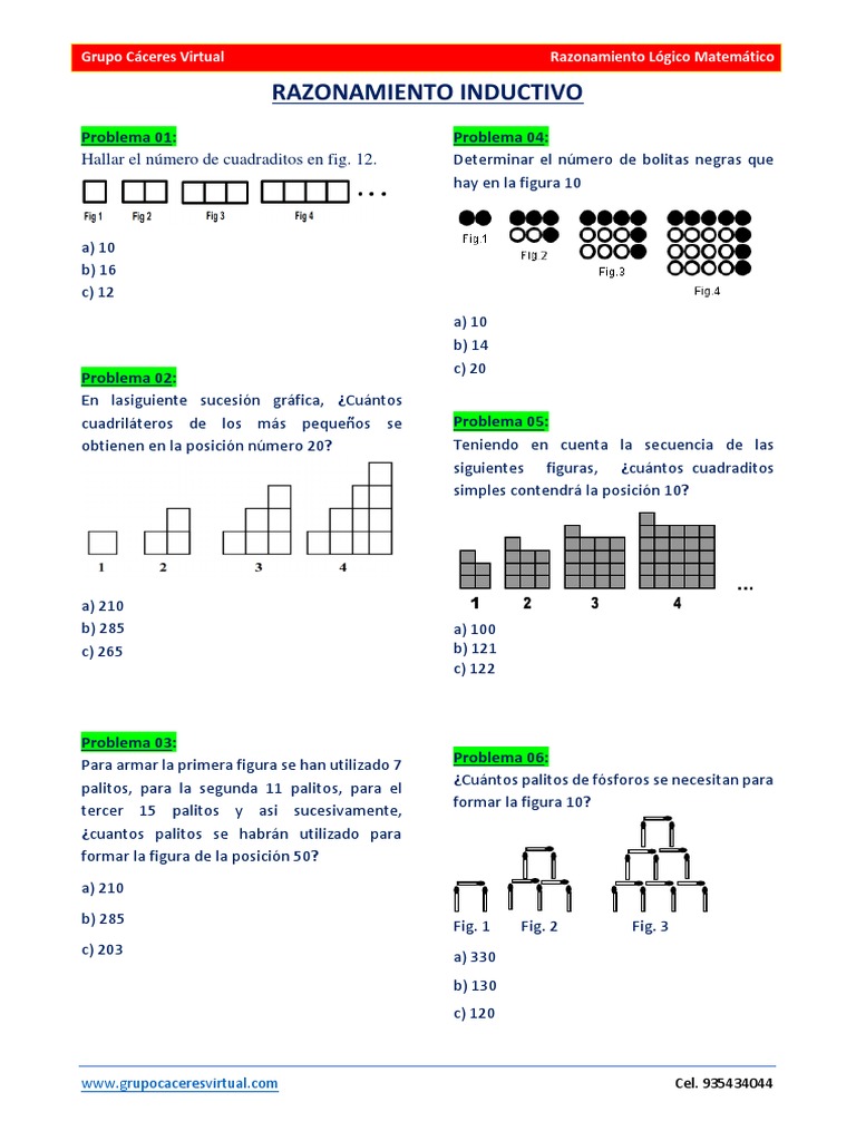 Sesion 12 Razonamiento Inductivo | PDF