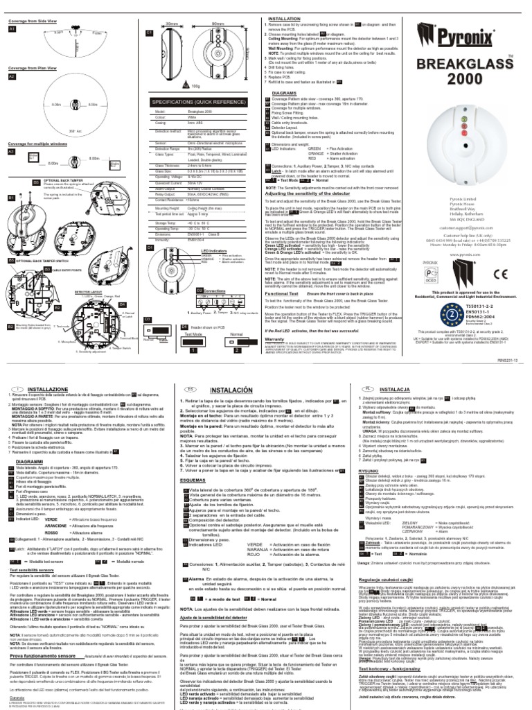 Breakglass 2000 Installation Guide | PDF | Sensitivity And Specificity ...