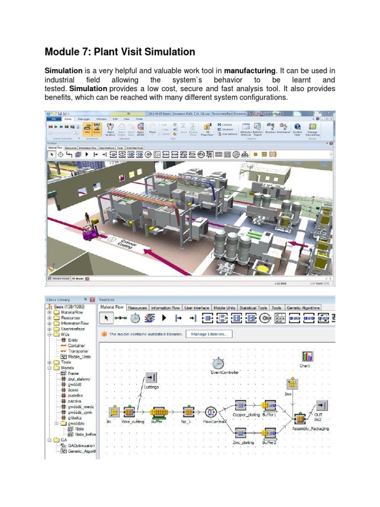 Module 7 (Plant Visit Simulation) | PDF | Simulation | Occupational ...