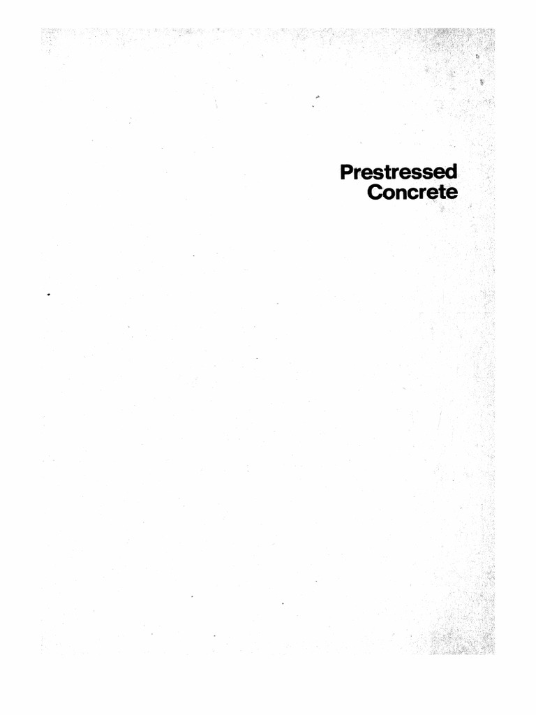 Prestressed Concrete With Emphasis On Partial Prestressing by R F ...