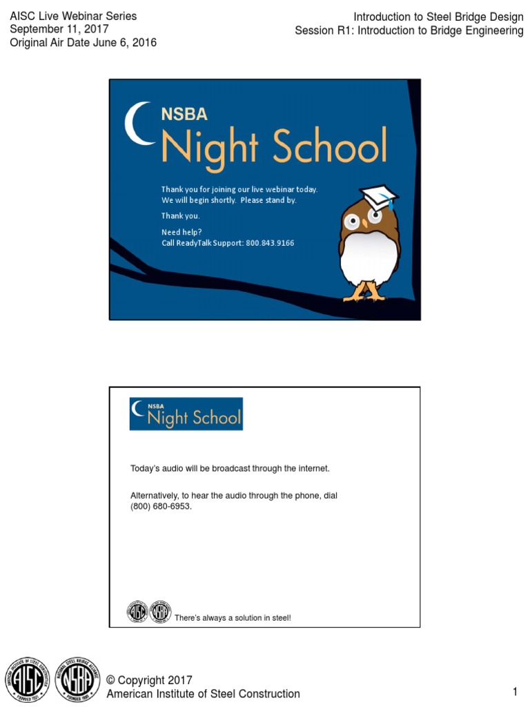 AISC Intro Steel Bridge Design r1 Handout 2per | Download Free PDF ...