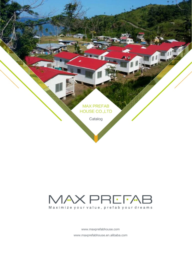 Max Prefab Catalog of Prefab Houses | PDF | Door | Wall