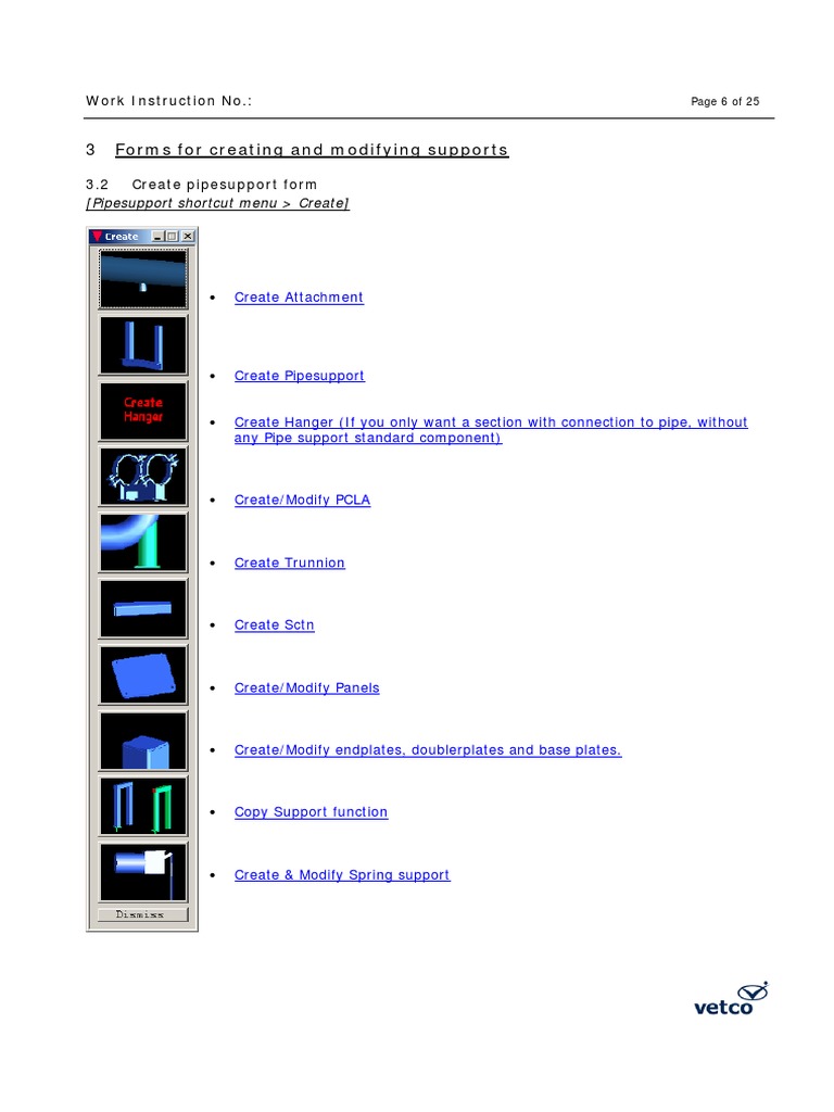 Pdms Pipe Support Design 6 | PDF