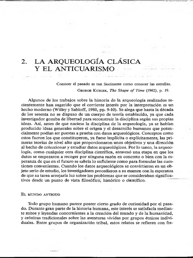 Bruce G Trigger Historia Del Pensamiento Arqueologico 30 70 | PDF ...