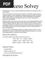 Método Solvay | PDF | Carbonato | Carbonato de sodio