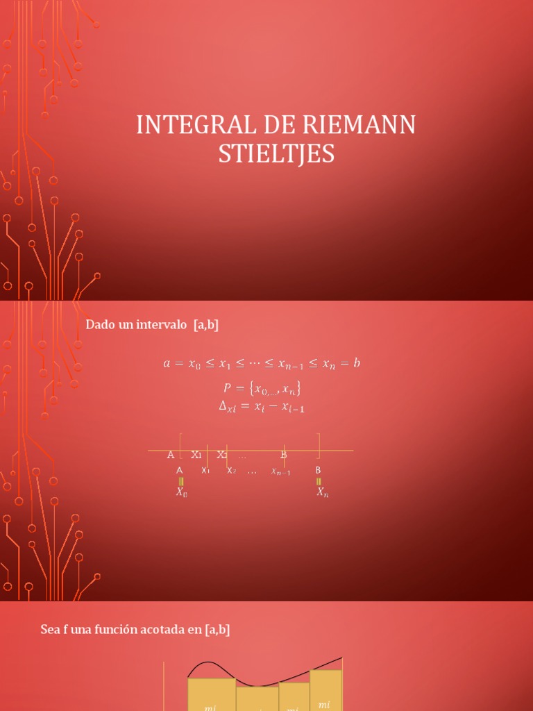 Integral de Riemann-Stieltjes | PDF | Integral | Análisis