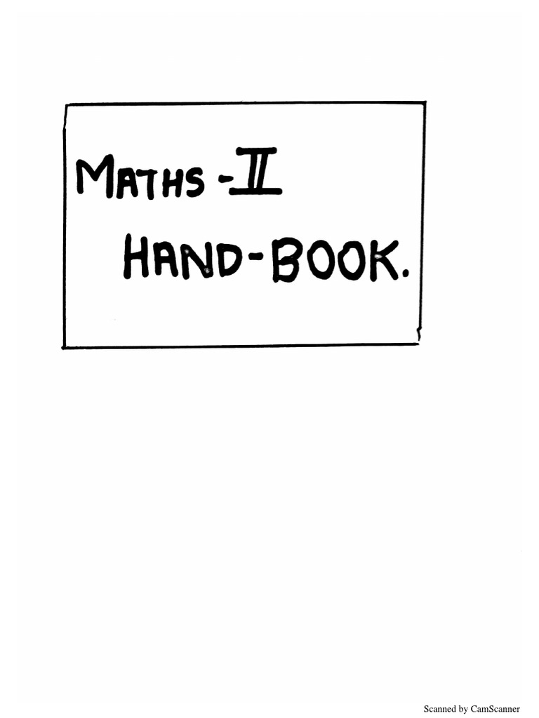 m2 Formula Sheet | PDF