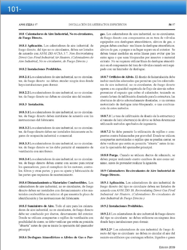 Nfpa 54 Parte 2 | PDF