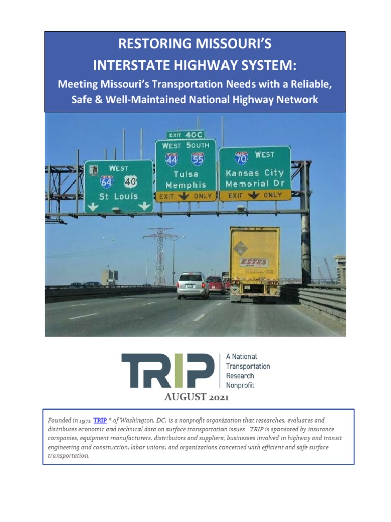 Restoring Missouri's Interstate Highway System | PDF | Interstate ...