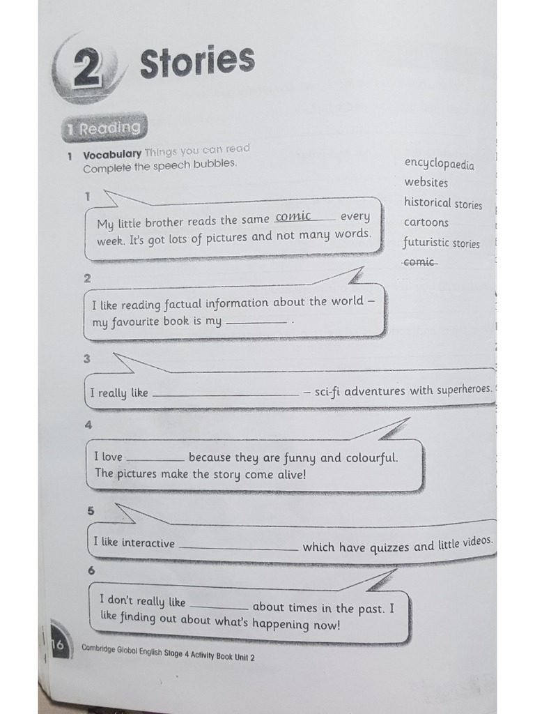 Unit-2 Activity Book | PDF