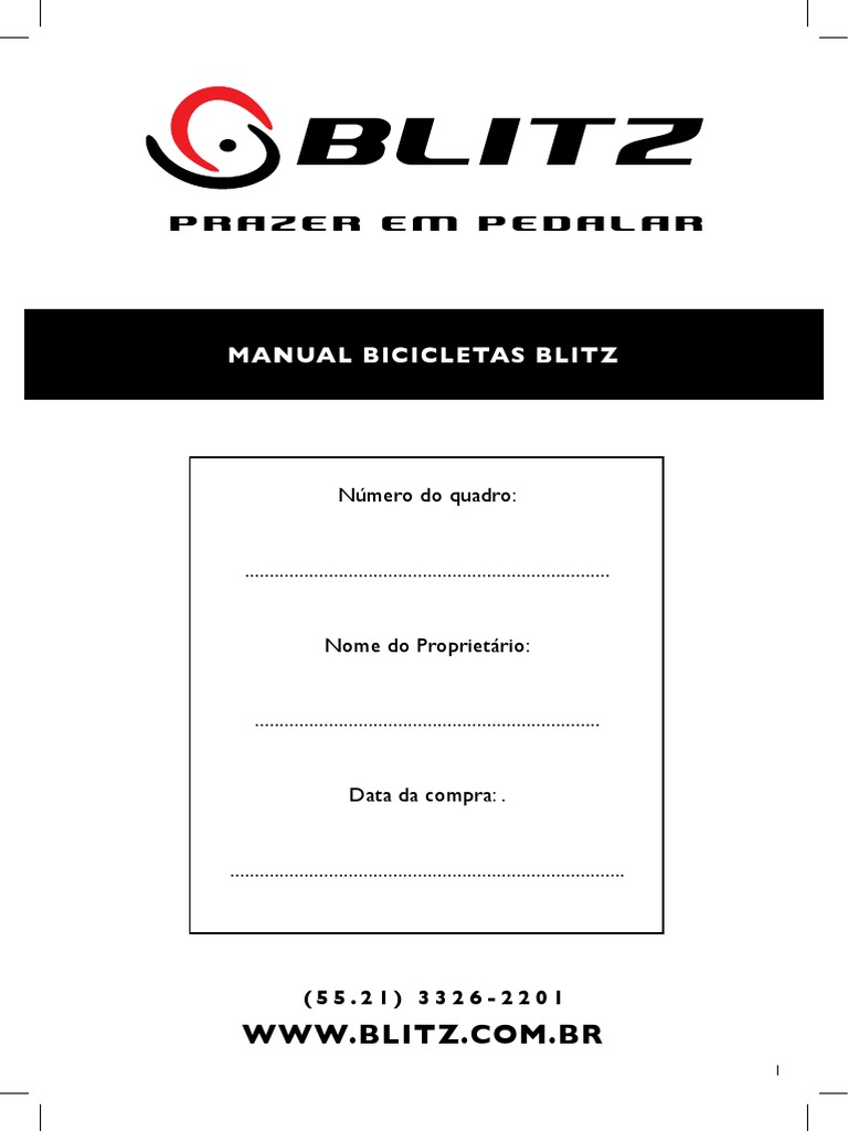 Manual Blitz | PDF | Freio | Pneu