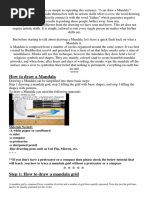 Mandala Drawing Evaluation Rubric | PDF