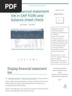 Sap Functional Specification Template | PDF | Specification (Technical ...